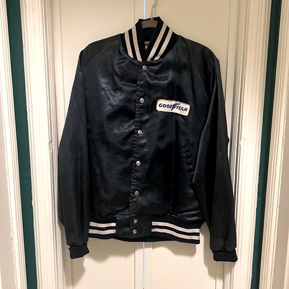 goodyear | Jackets & Coats | Vintage Oversized Goodyear Bomber Jacket ...